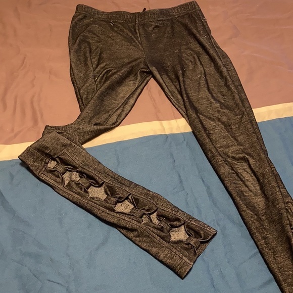 Calzedonia | Pants & Jumpsuits | 42 Navy Dark Leggings Bow Calzedonia ...